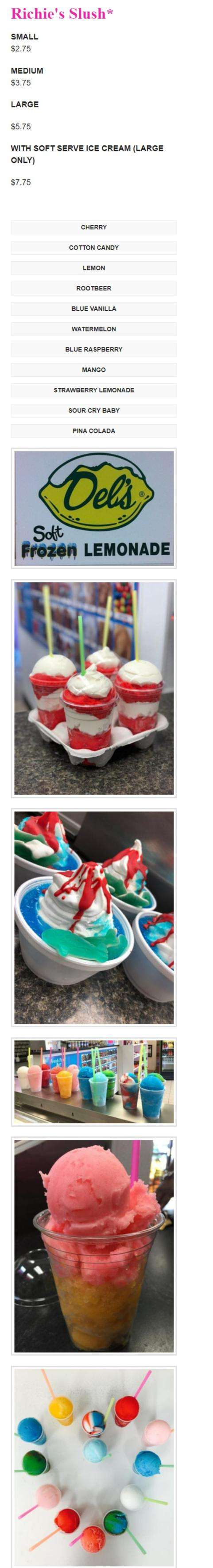 Daddy's Dairy menu in Braintree, Massachusetts, USA