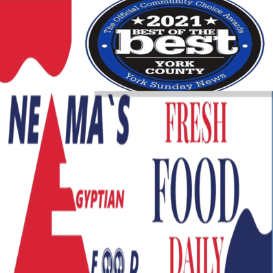 Menu for Neama's Egyptian Food in York, PA | Sirved