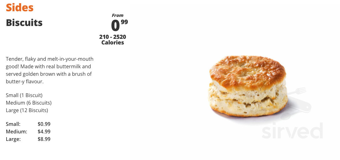 Mary Brown's Chicken menu in Lewisporte, Newfoundland and Labrador, Canada