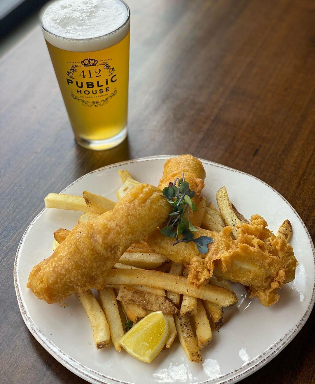 412 Public House menu in Cullman, Alabama, USA