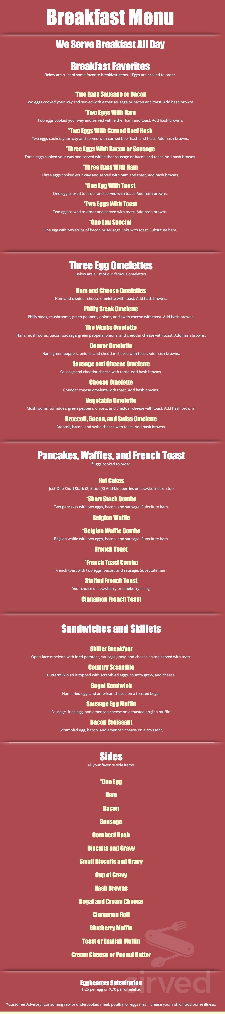 OSKAR Scots menus in Caledonia, Michigan, United States