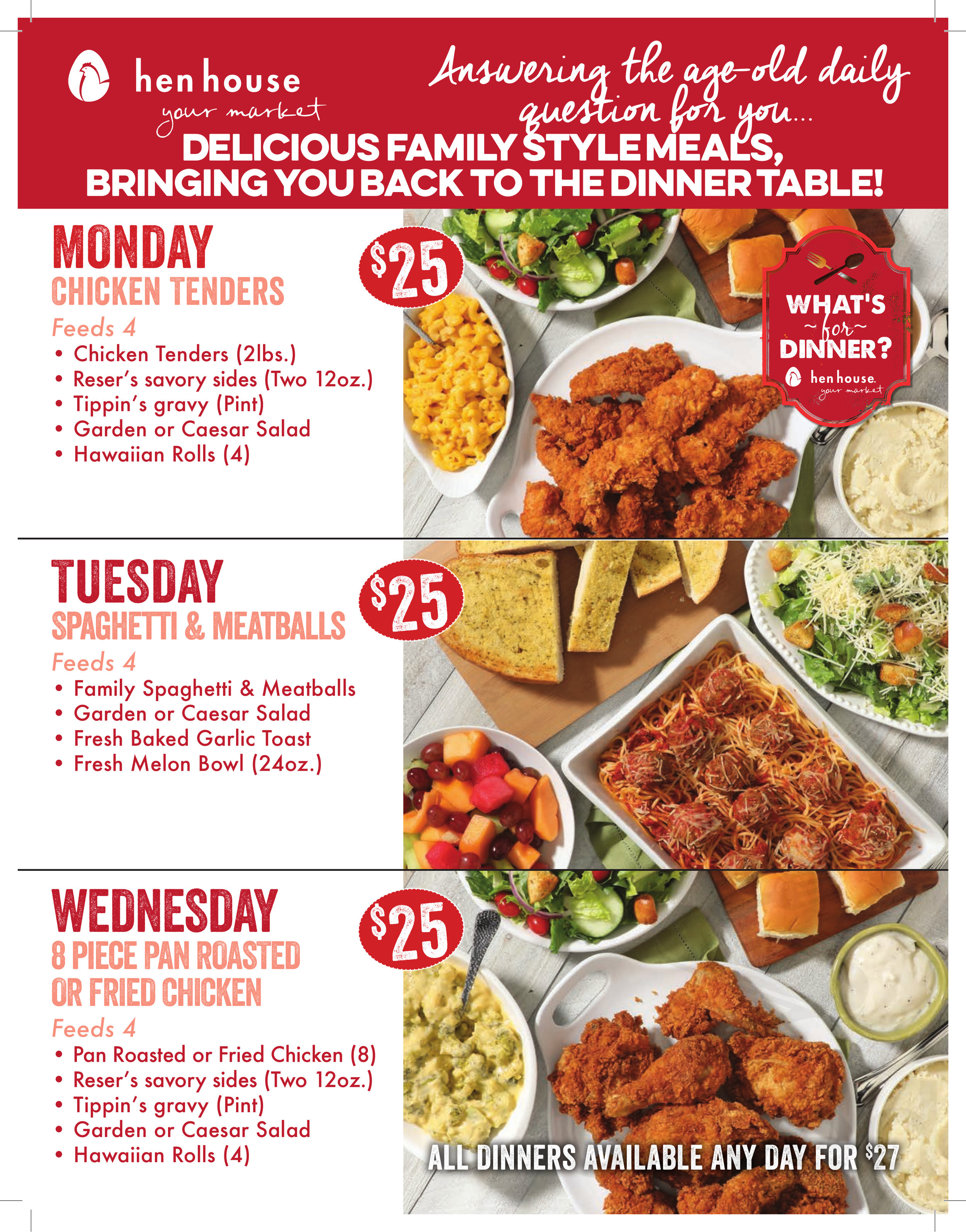 Hen House Market menu in Overland Park, Kansas, USA