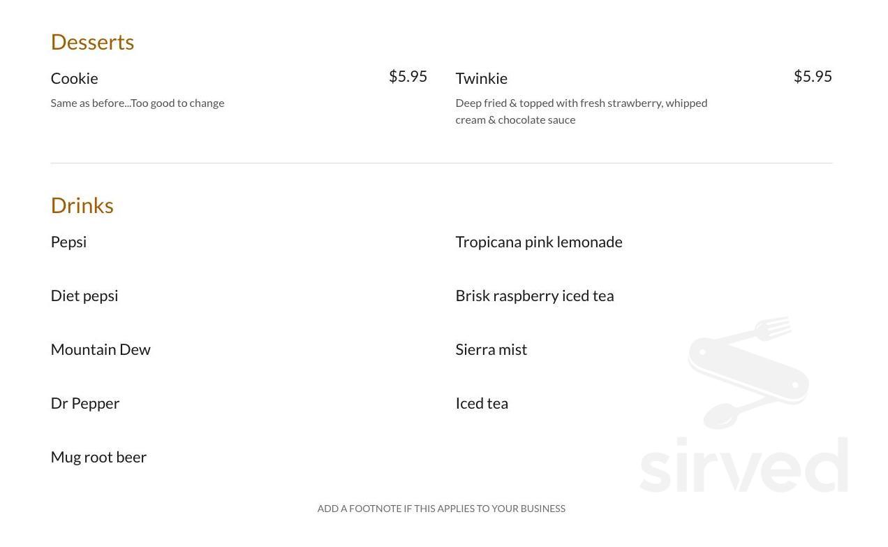 Minooka Pub & Grill menus in Minooka, Illinois, United States