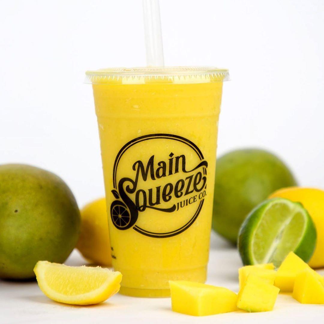 Main Squeeze Juice Co. menu in Webster, Texas, USA