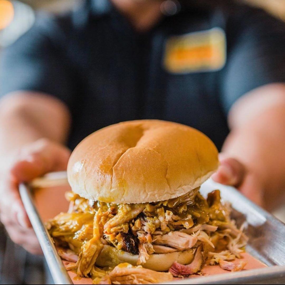 Bessinger's BBQ menu in Charleston, South Carolina, USA