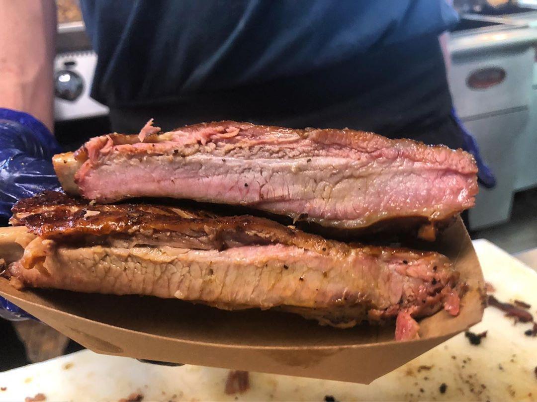 Bessinger's BBQ menu in Charleston, South Carolina, USA