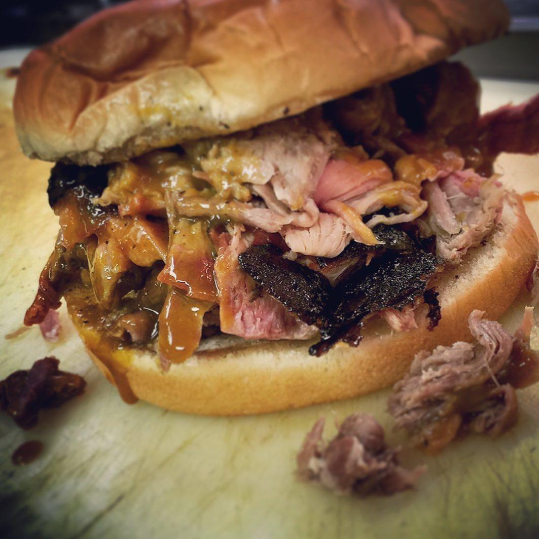 Bessinger's BBQ menu in Charleston, South Carolina, USA