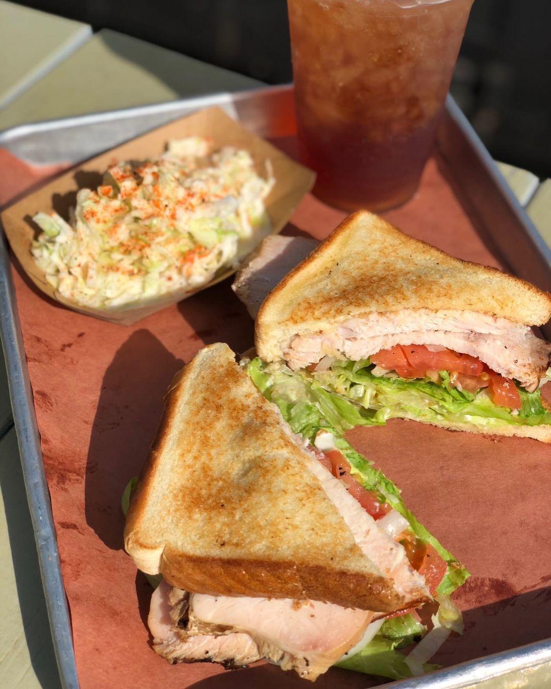 Bessinger's BBQ menu in Charleston, South Carolina, USA