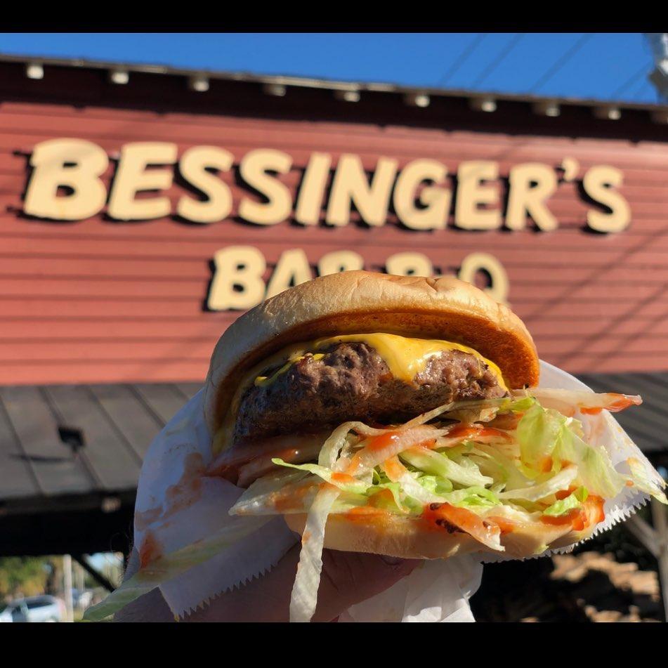 Bessinger's BBQ menu in Charleston, South Carolina, USA