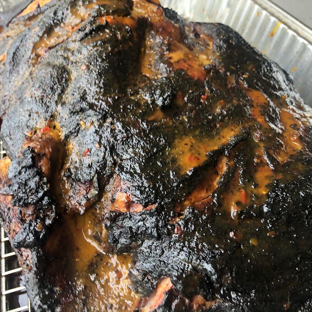 Bessinger's BBQ menu in Charleston, South Carolina, USA