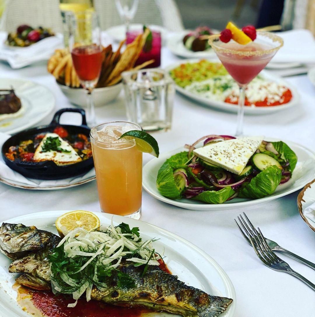 Parizade menu in Durham, North Carolina, USA