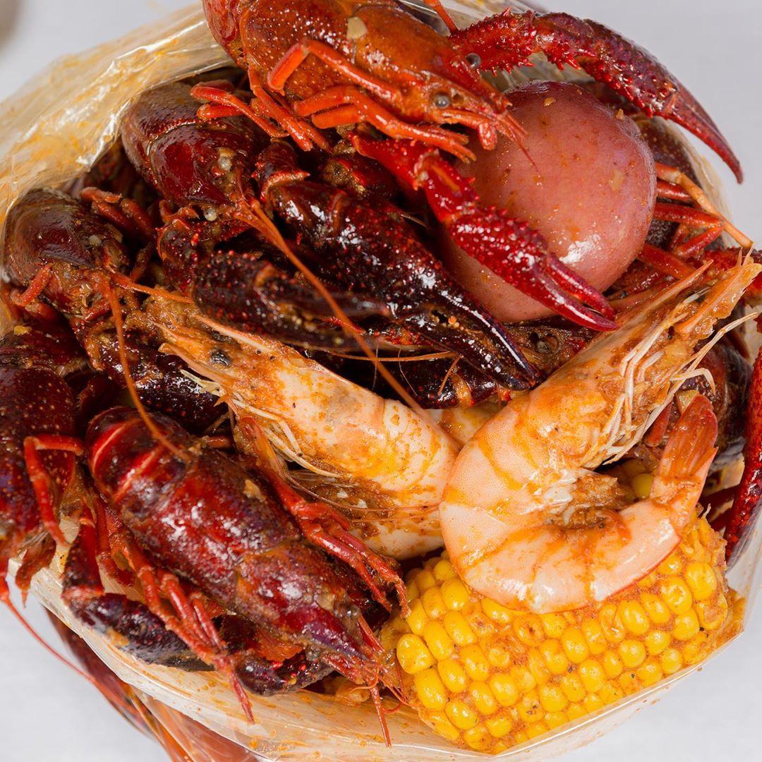 The Boiling Crab menu in Las Vegas, Nevada, USA