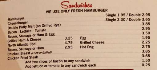 Menu for Courtesy Diner in St. Louis, MO | Sirved