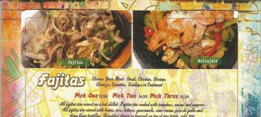 Menu for Compadres Mexican Restaurant in Ashtabula, OH | Sirved