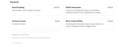 North & Maple Kitchen + Bar menu in Tinley Park, Illinois, USA