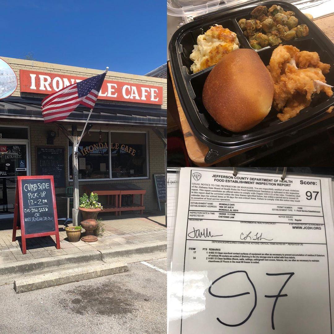 Irondale Cafe menu in Irondale, Alabama, USA