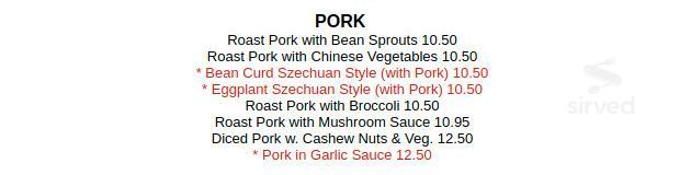 Joy Wah Restaurant menu in Bellows Falls, Vermont, USA