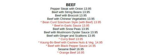 Joy Wah Restaurant menu in Bellows Falls, Vermont, USA