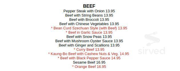 Joy Wah Restaurant menus in Bellows Falls, Vermont, United States