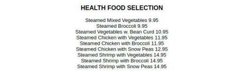 Joy Wah Restaurant menu in Bellows Falls, Vermont, USA