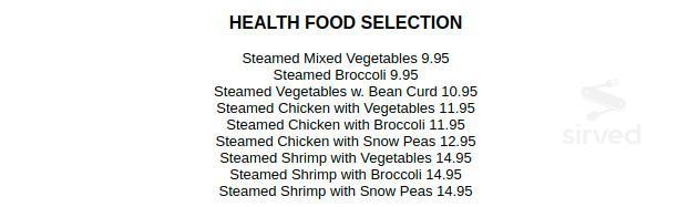 Joy Wah Restaurant menus in Bellows Falls, Vermont, United States