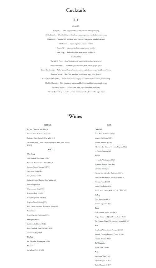Venice Kitchen menu in Memphis, Tennessee, USA
