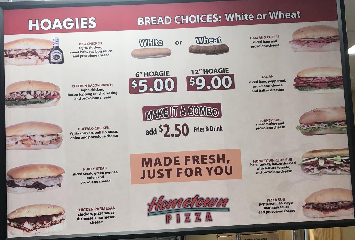 Hometown Pizza menus in Bolivar, Tennessee, United States