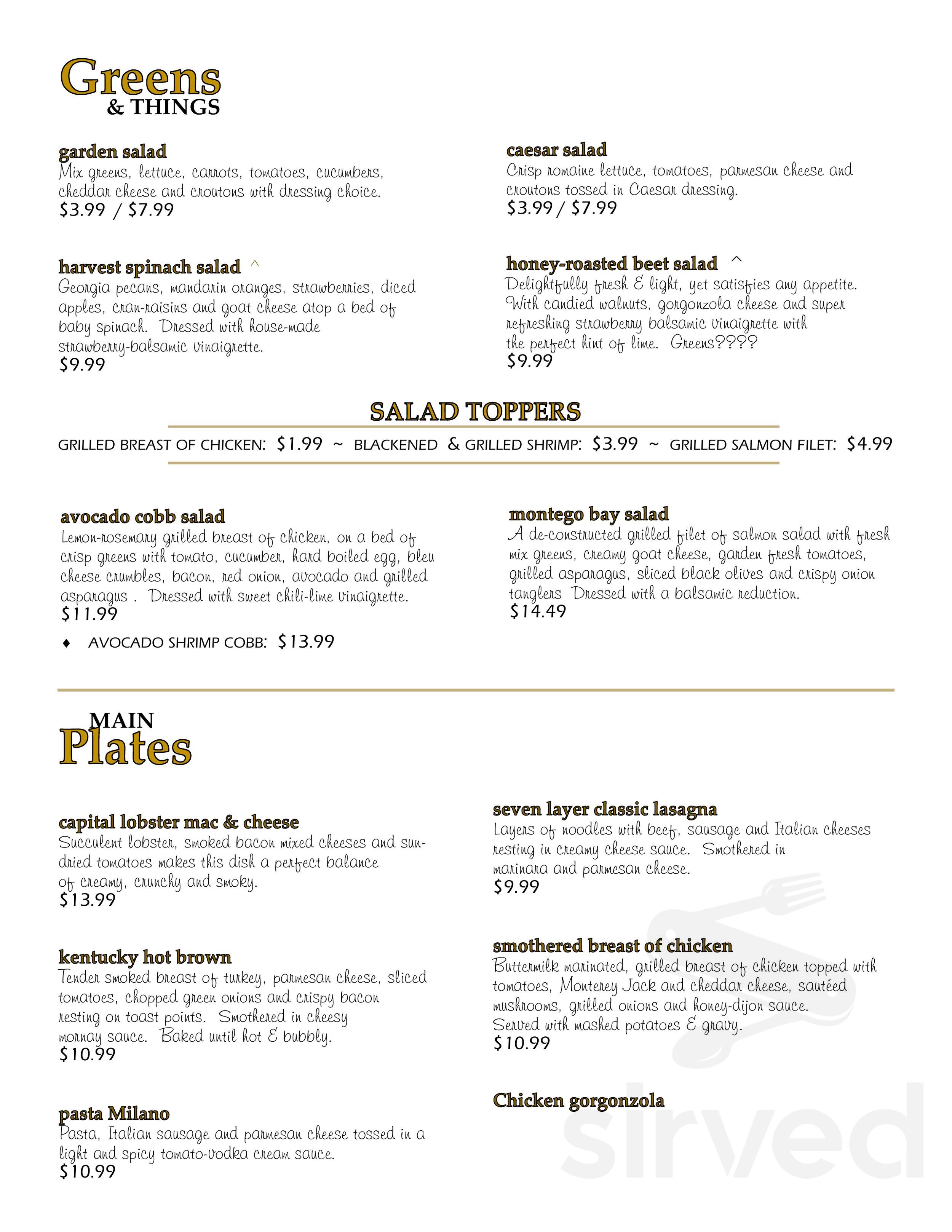 Flame Bar And Grill menu in Carbondale, Illinois, USA