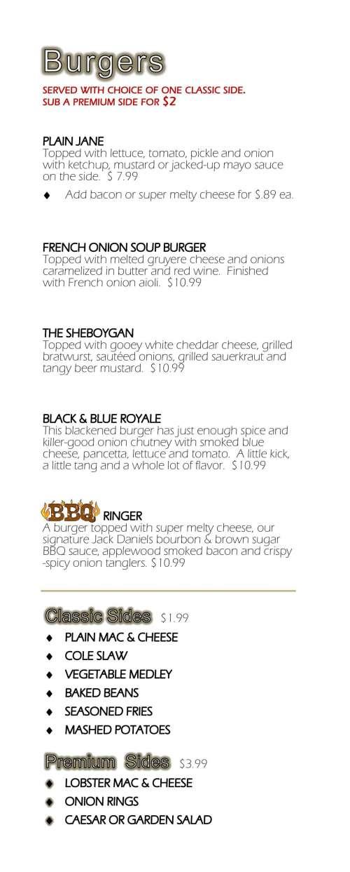 Flame Bar And Grill menu in Carbondale, Illinois, USA