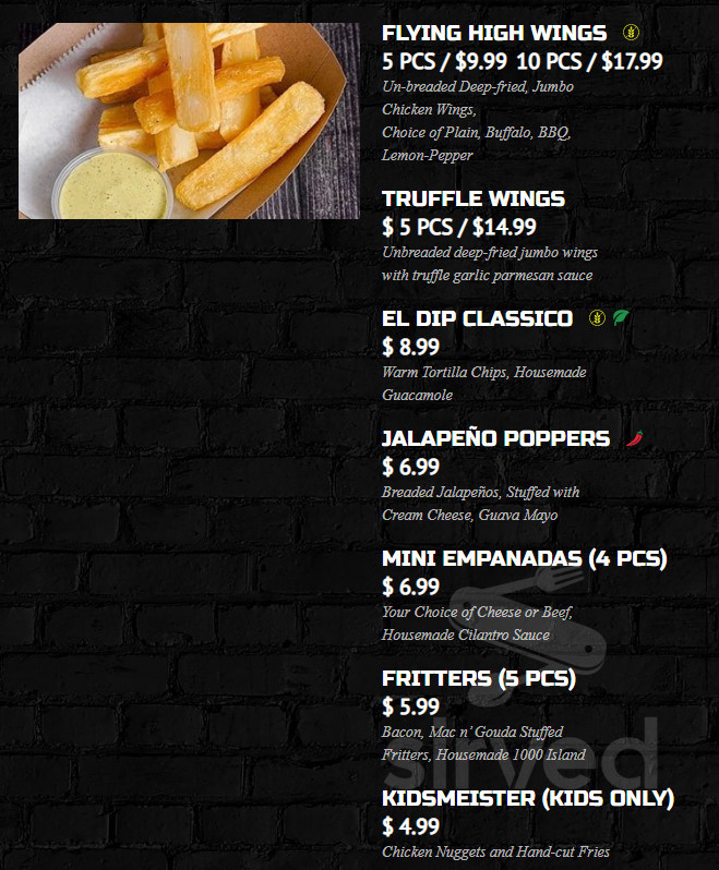 Burgermeister South Beach menus in Miami Beach, Florida, United States