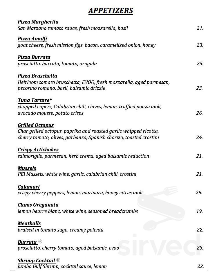 Menu for Primi Italian Steakhouse in West Islip, NY | Sirved