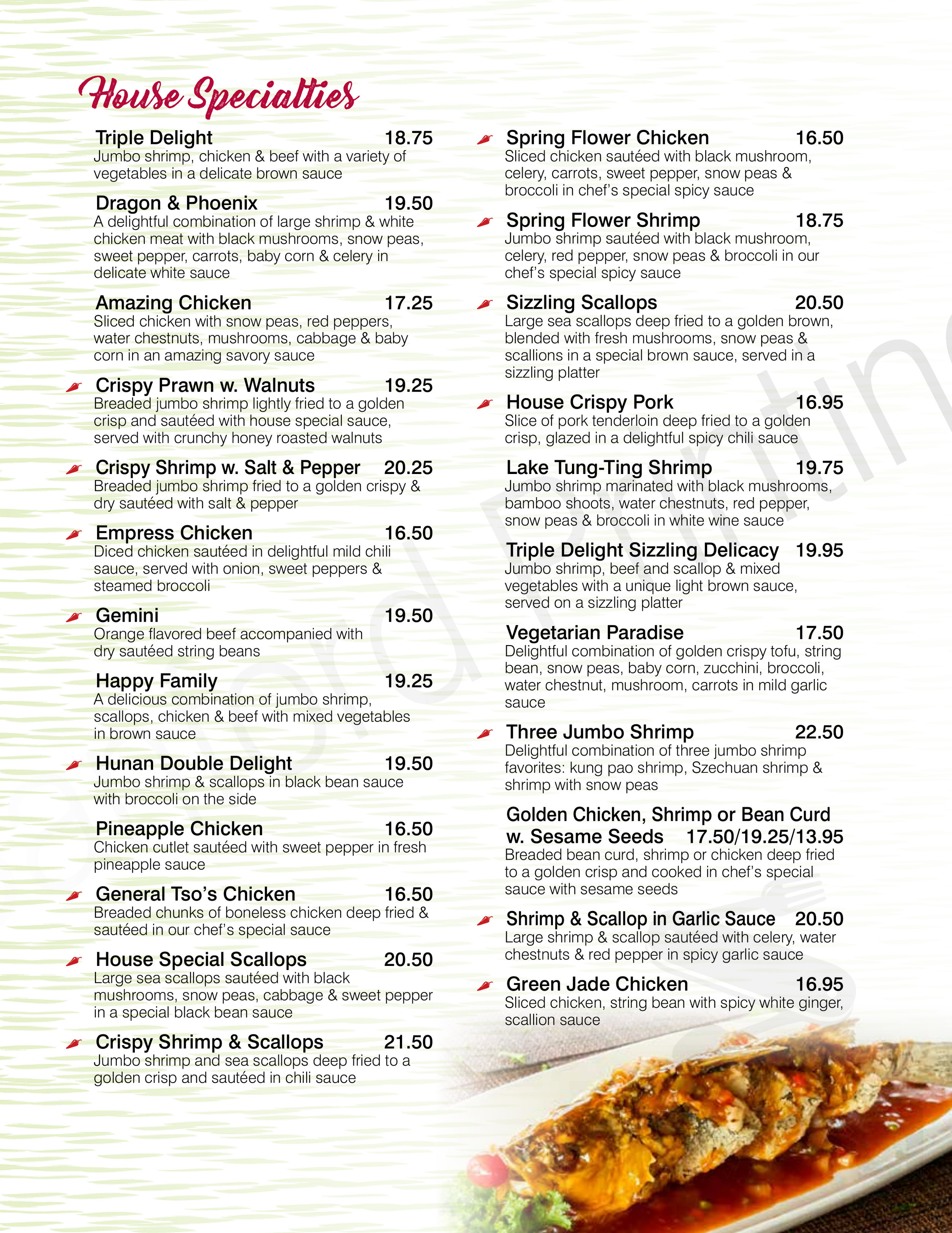 Aoyama Chinese & Japanese Cuisine menu in Mendham Township, New Jersey, USA