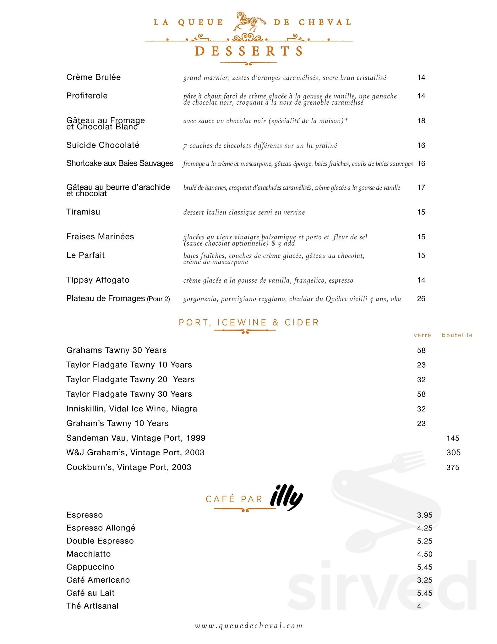 Menu - Montréal QC's QDC Burger Saint-Viateur | Sirved