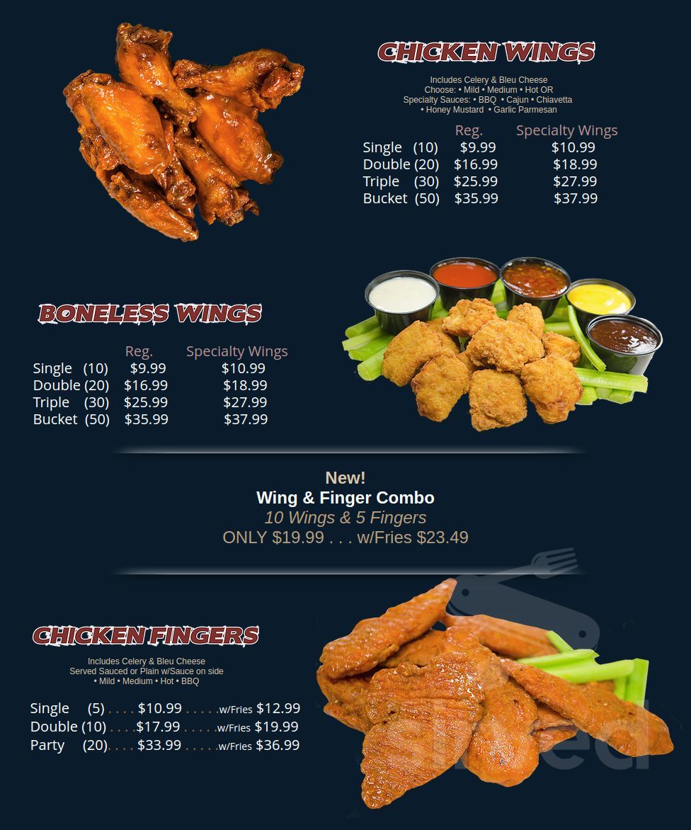 LT's Pizza And Subs menu in West Seneca, New York, USA