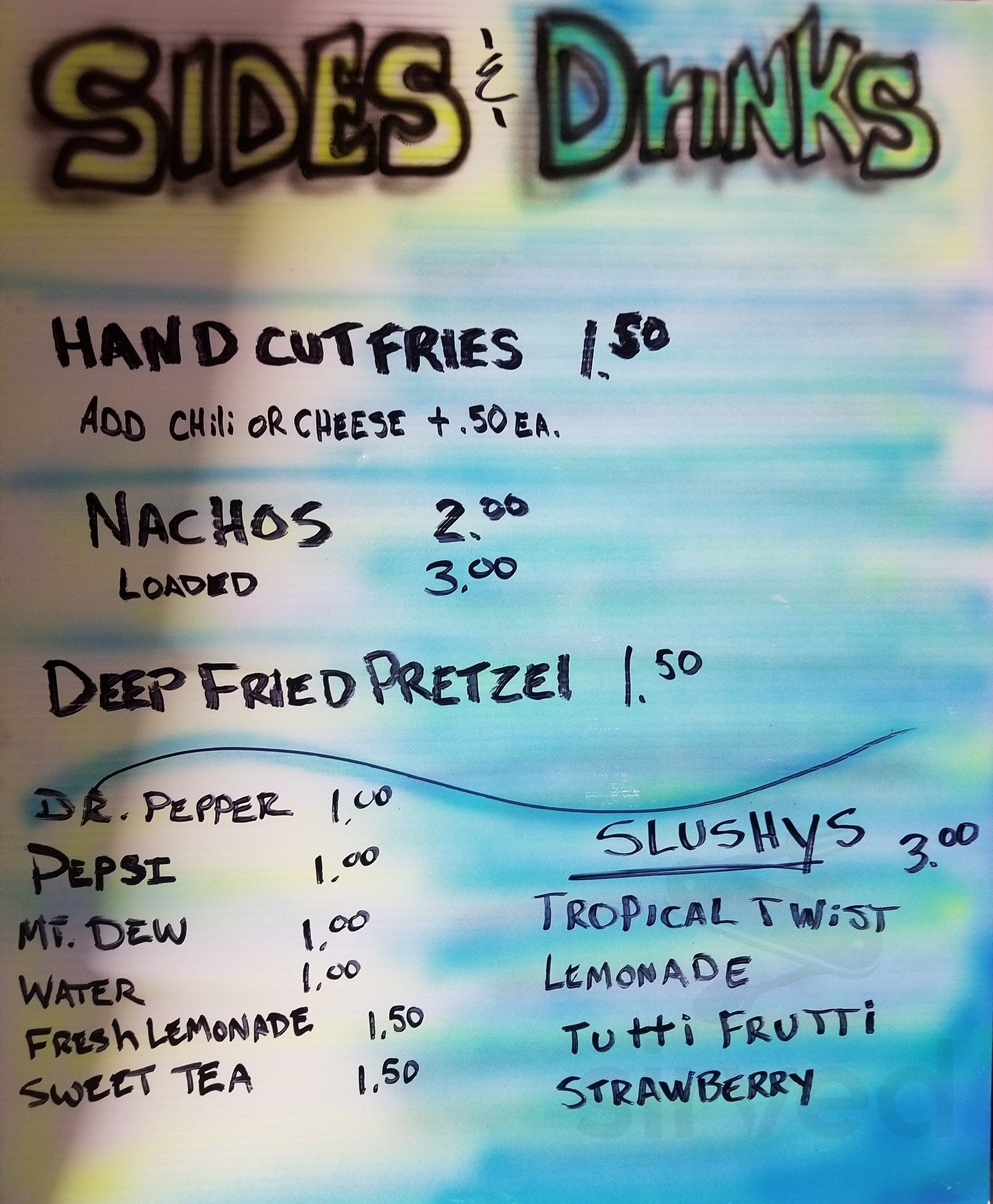 Menu for The Little Red Kitchen in Benton, Illinois, United States