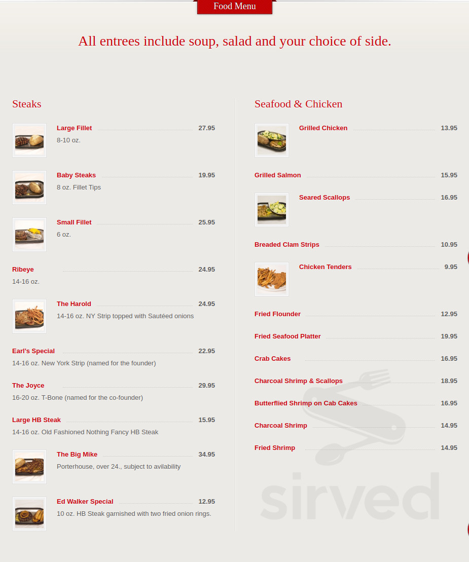 Menu - Newport TN's Grease Rack Restaurant | Sirved