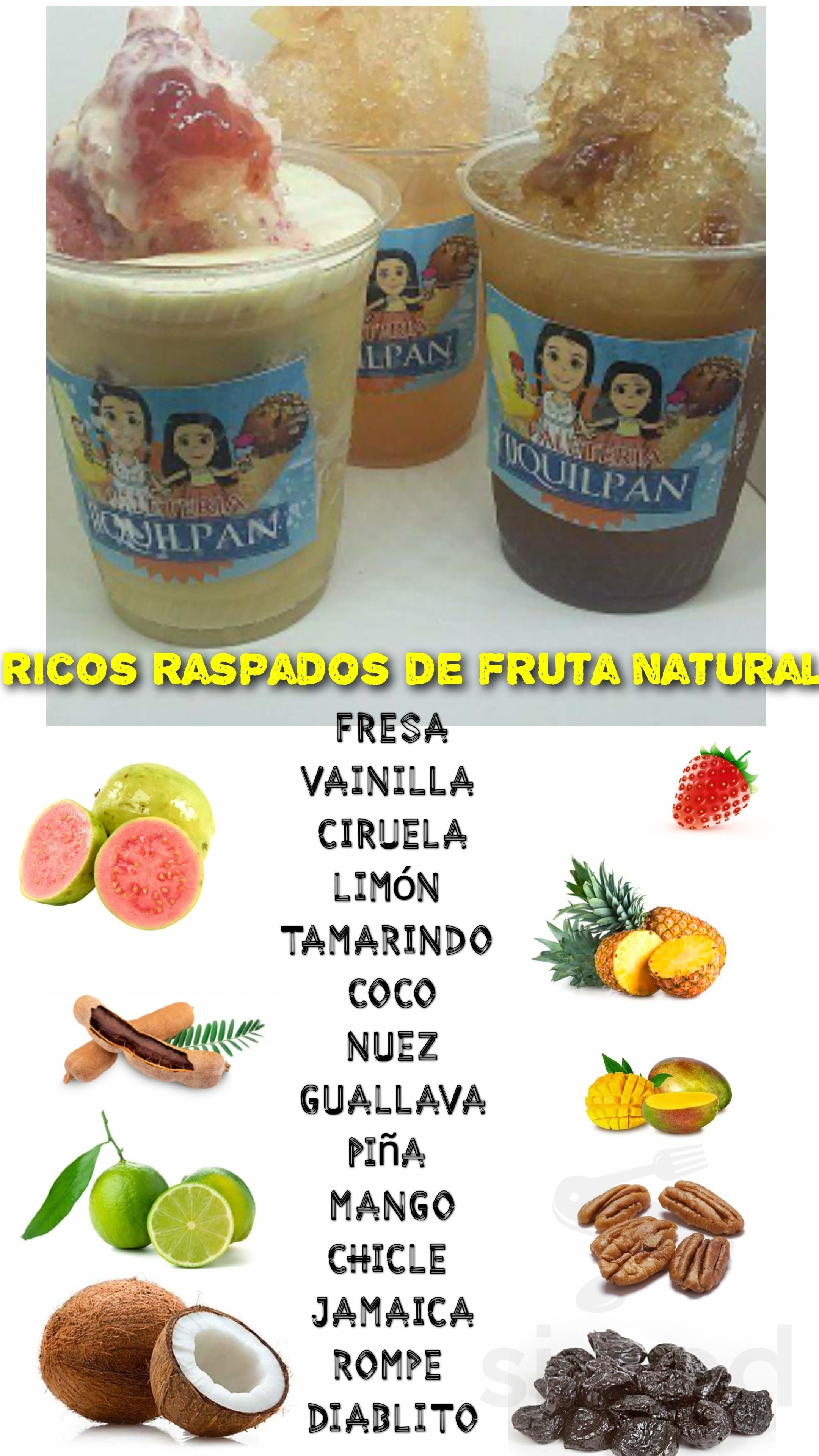 Paleteria jiquilpan menu in Coachella, California, USA