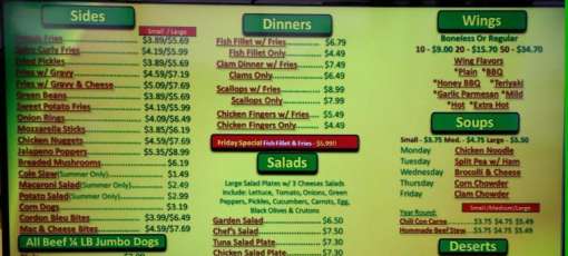 Menu for Simply Subs & Pizza in Barre, VT | Sirved