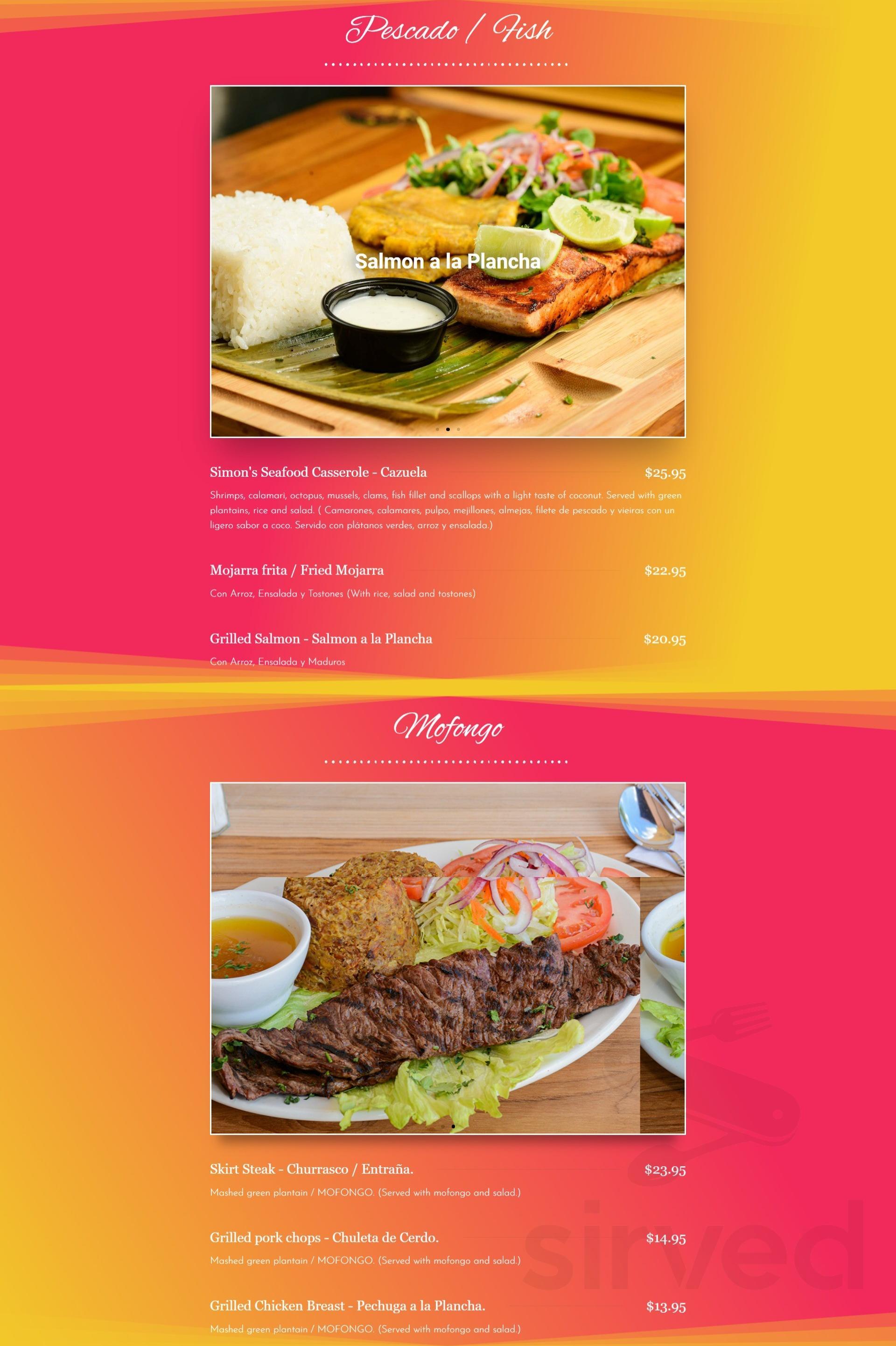 Simon Parrilla Bar and Grill Longwood menu in Longwood, Florida, USA