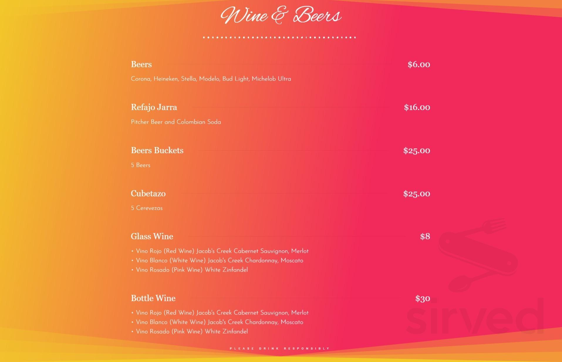 Simon Parrilla Bar and Grill Longwood menu in Longwood, Florida, USA