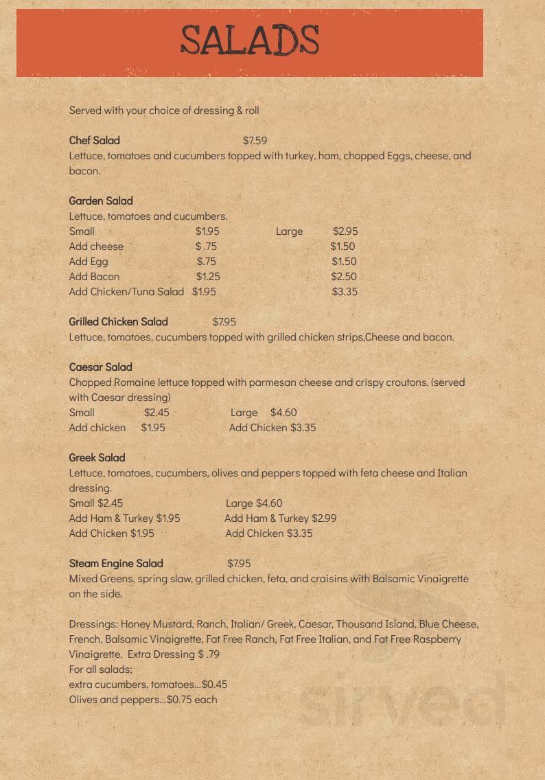 Crossings Deli menus in Columbia, South Carolina, United States