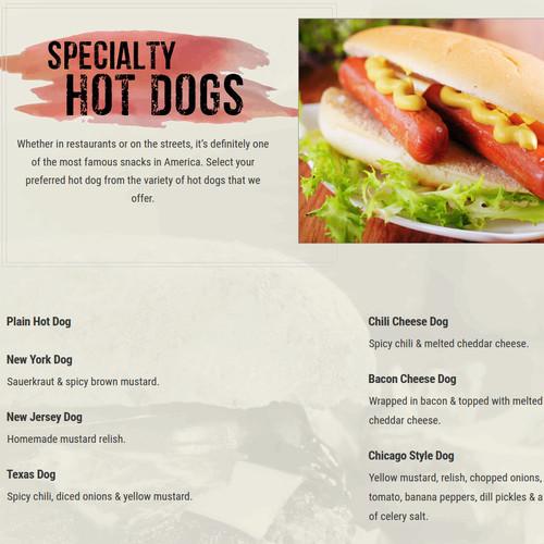 30 Burgers menu in Linden, New Jersey, USA