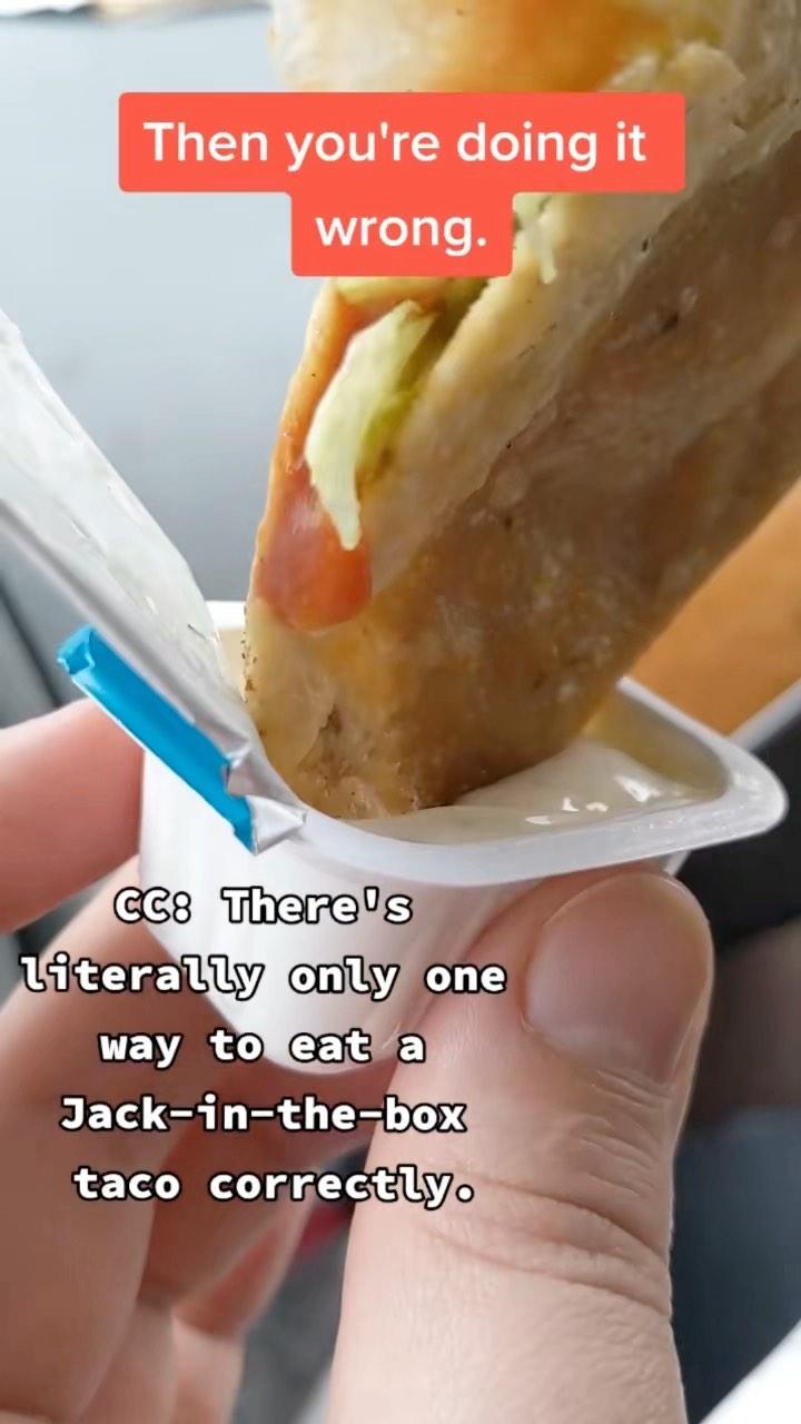 Jack in the Box menu in Hillsboro, Oregon, USA