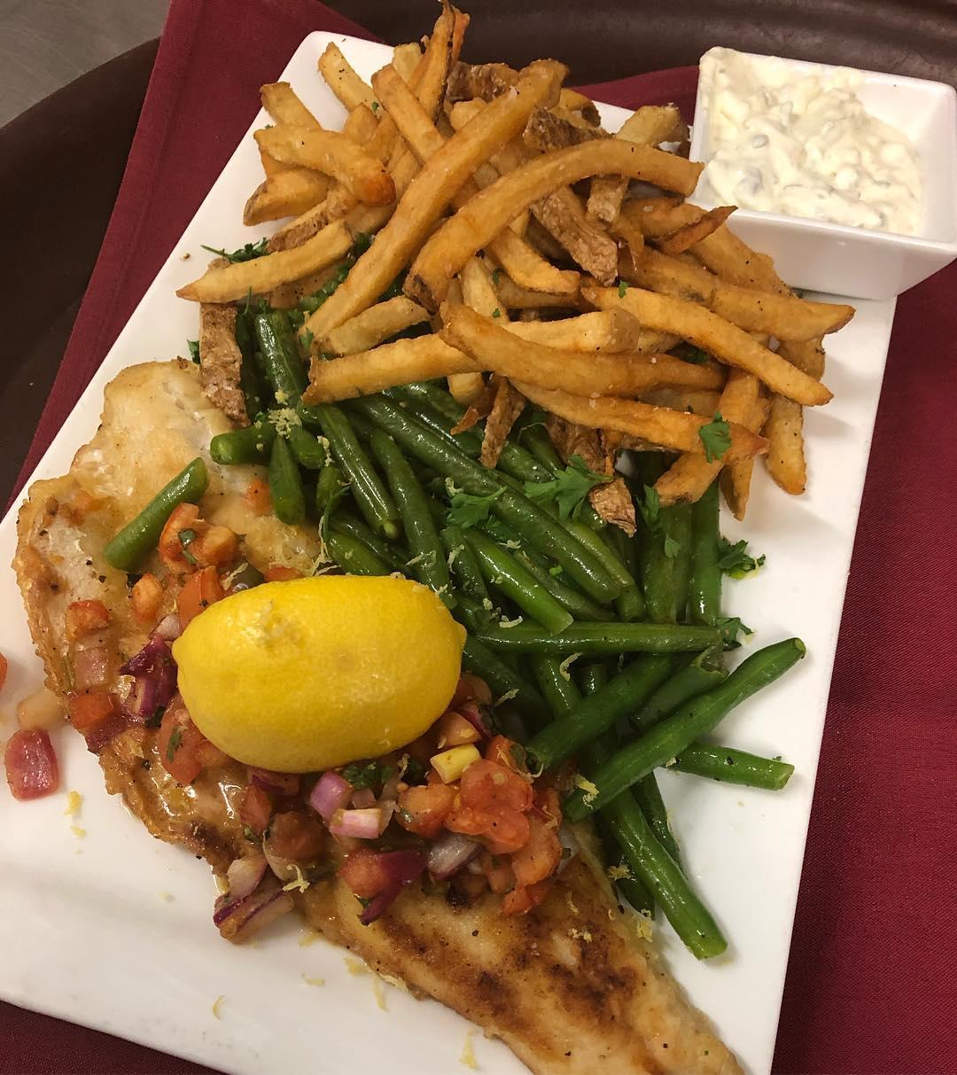 The Overlook menu in Kent, Ohio, USA