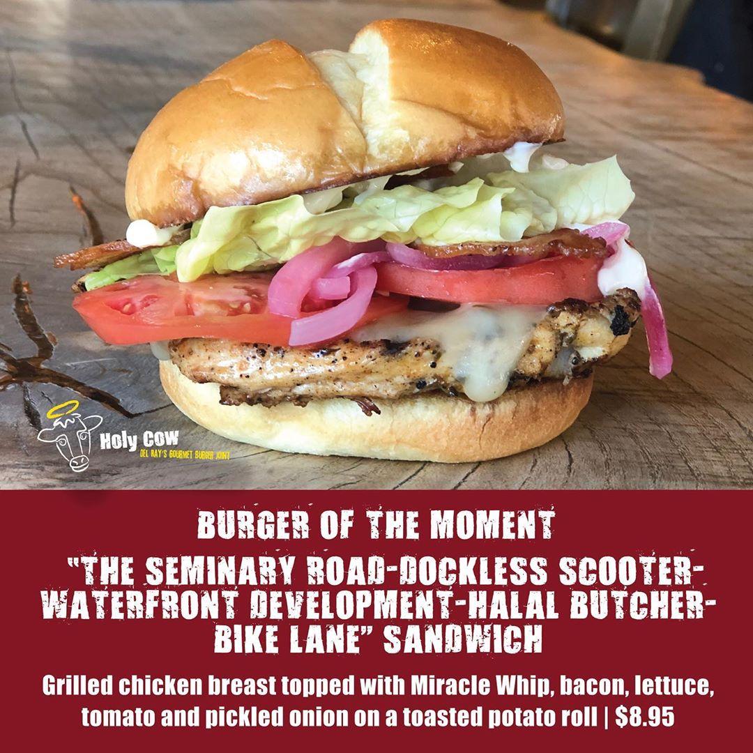 Holy Cow menu in Alexandria, Virginia, USA