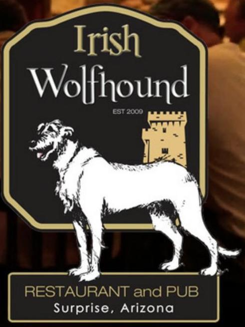 Menu for Irish Wolfhound Restaurant & Pub in Surprise, AZ | Sirved