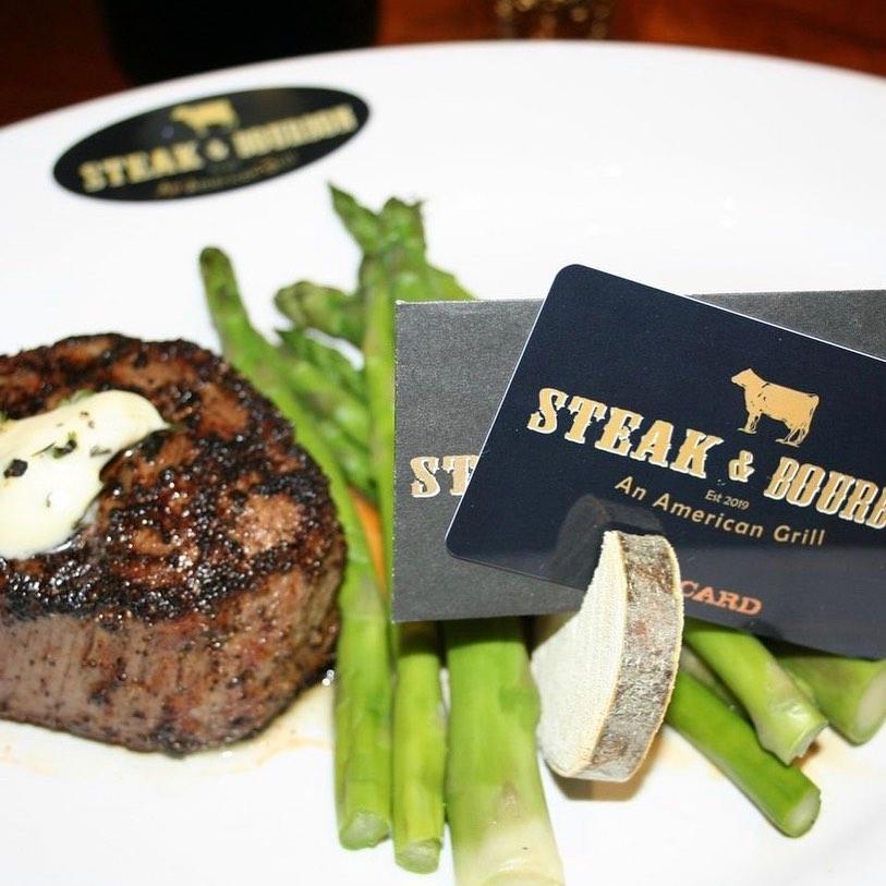 Steak & Bourbon menu in Louisville, Kentucky, USA
