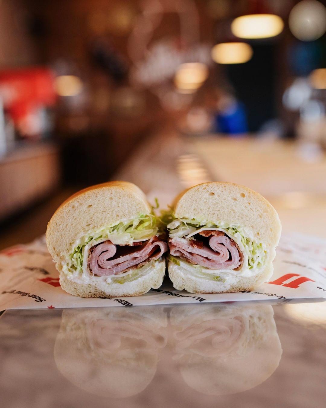 Jimmy John's menu in Chicago, Illinois, USA