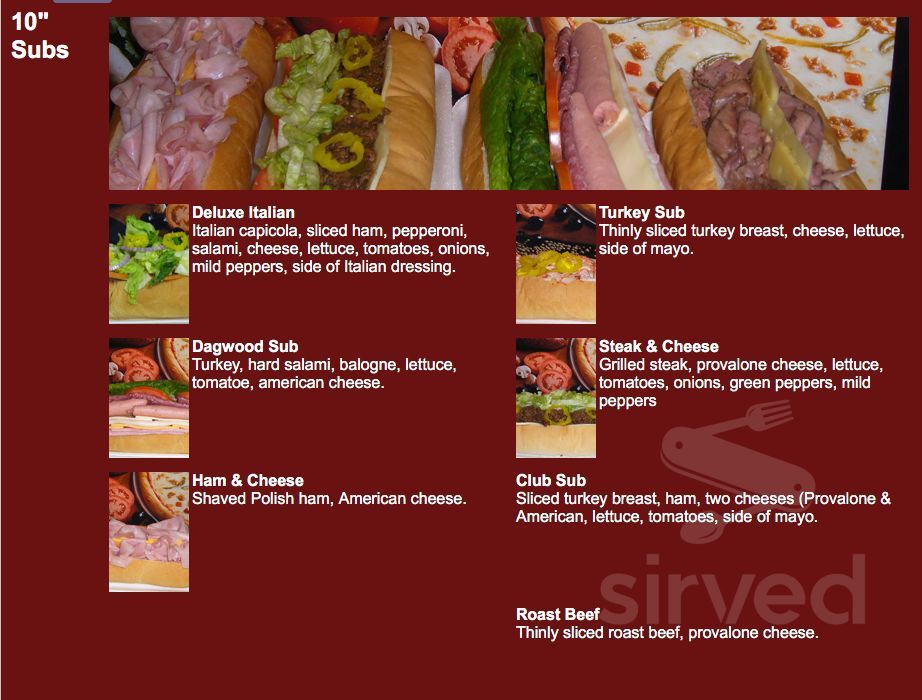 Menu - Taylor MI's Jonna's Market Taylor | Sirved
