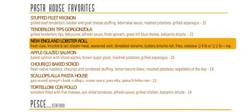 Menu for Bocca in Fairhaven, MA | Sirved